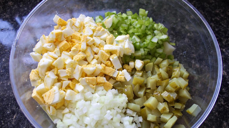 After one bite, we can see why this is Beverly's go-to potato salad ...