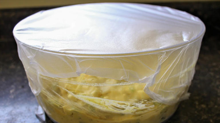 After one bite, we can see why this is Beverly's go-to potato salad ...