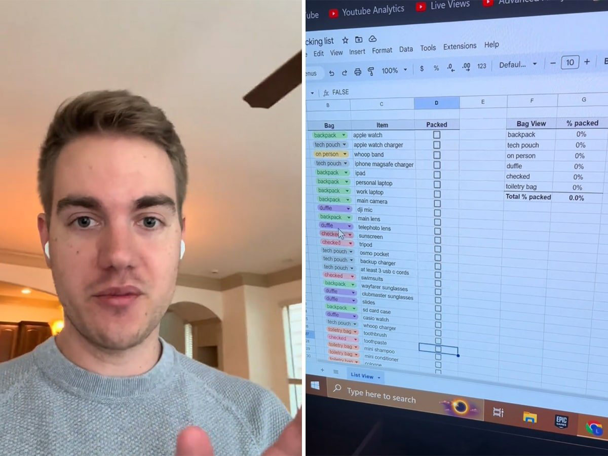 ‘Everyone makes fun of me for how I pack’: Data scientist shares genius ... ‘Everyone makes fun of me for how I pack’: Data scientist shares genius ...
