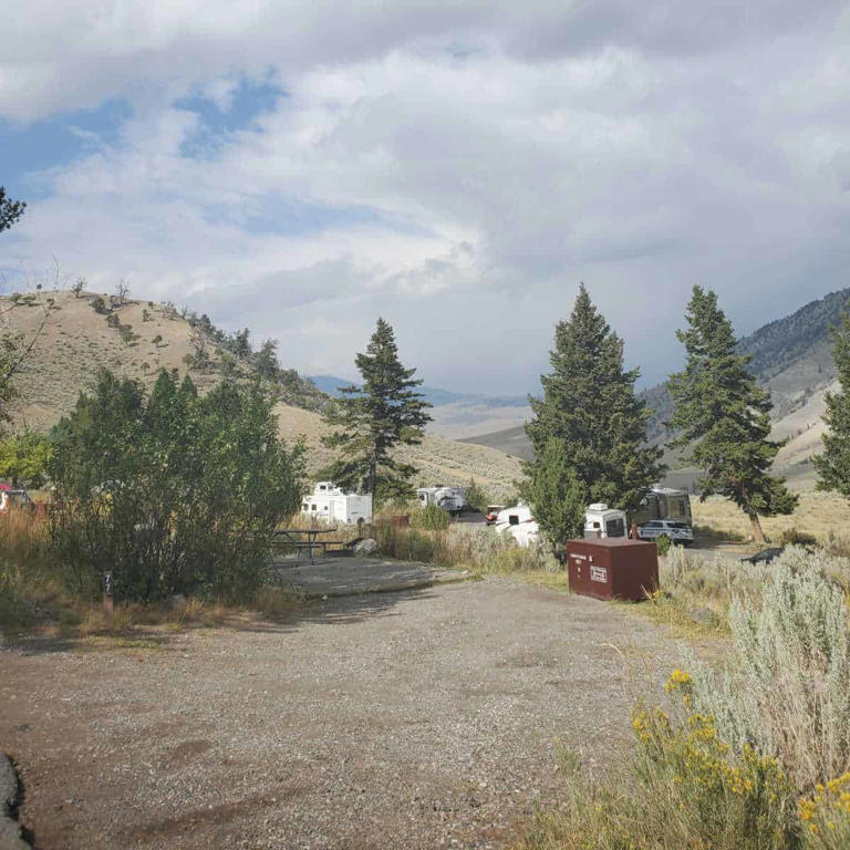 Mammoth Campground in Yellowstone National Park