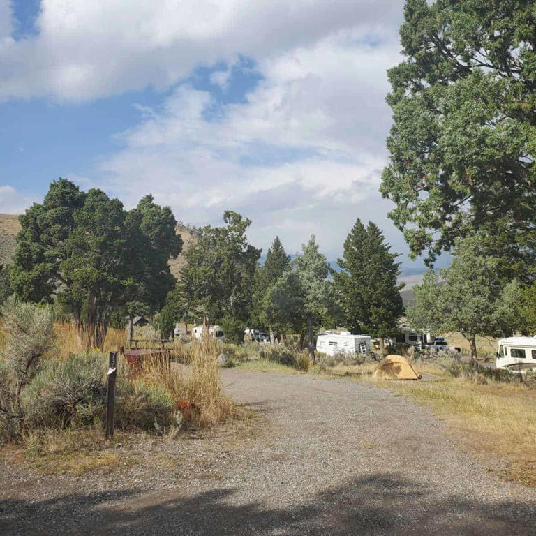 Mammoth Campground in Yellowstone National Park