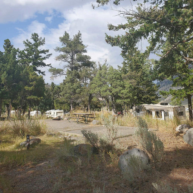 Mammoth Campground in Yellowstone National Park