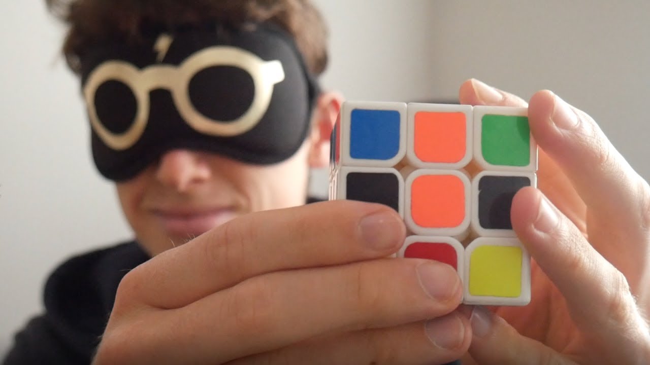 Solving the Rubik’s Cube Blindfolded Tests Human Memory