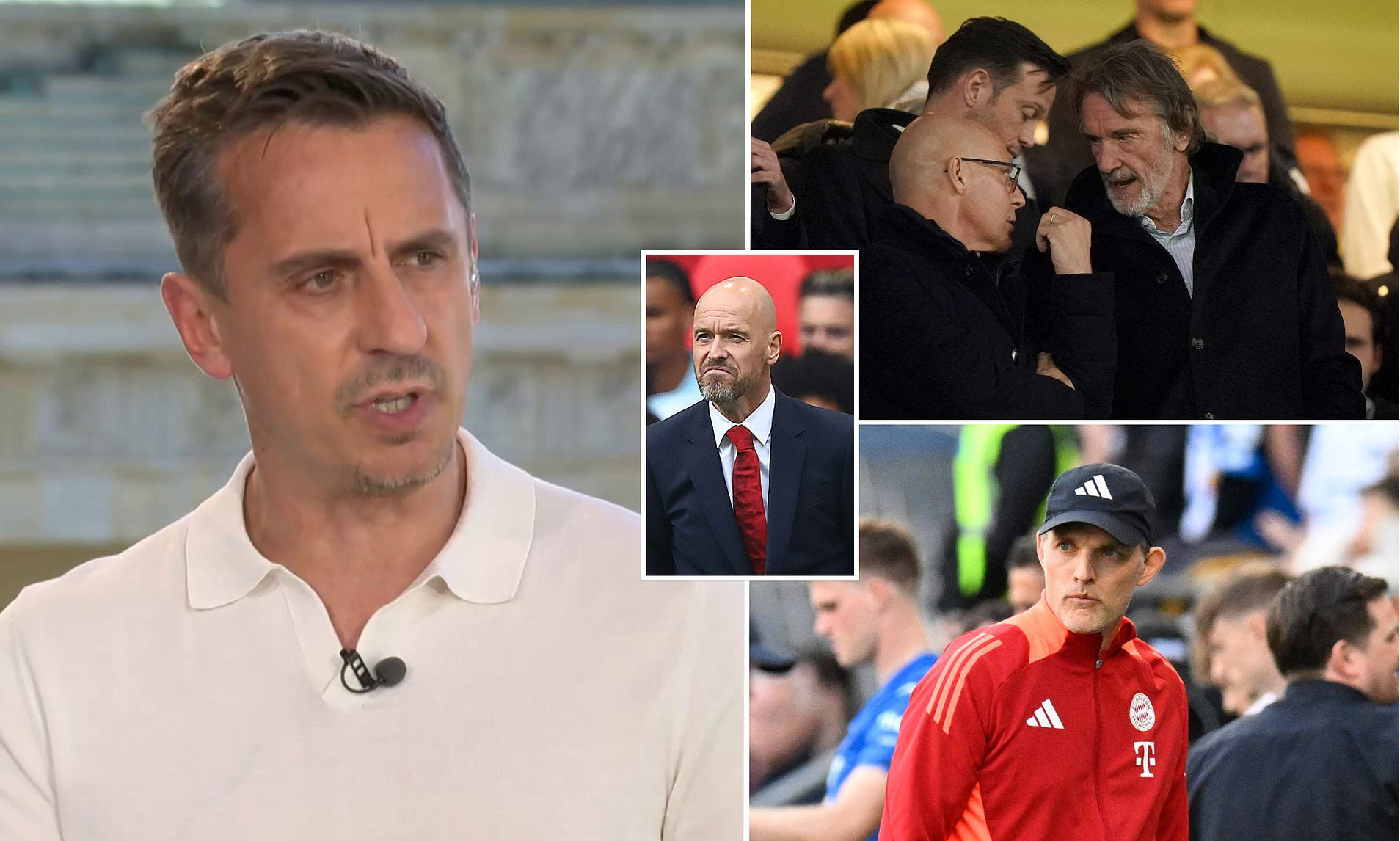 Gary Neville explains why Man United were RIGHT not to sack Ten Hag Gary Neville explains why Man United were RIGHT not to sack Ten Hag
