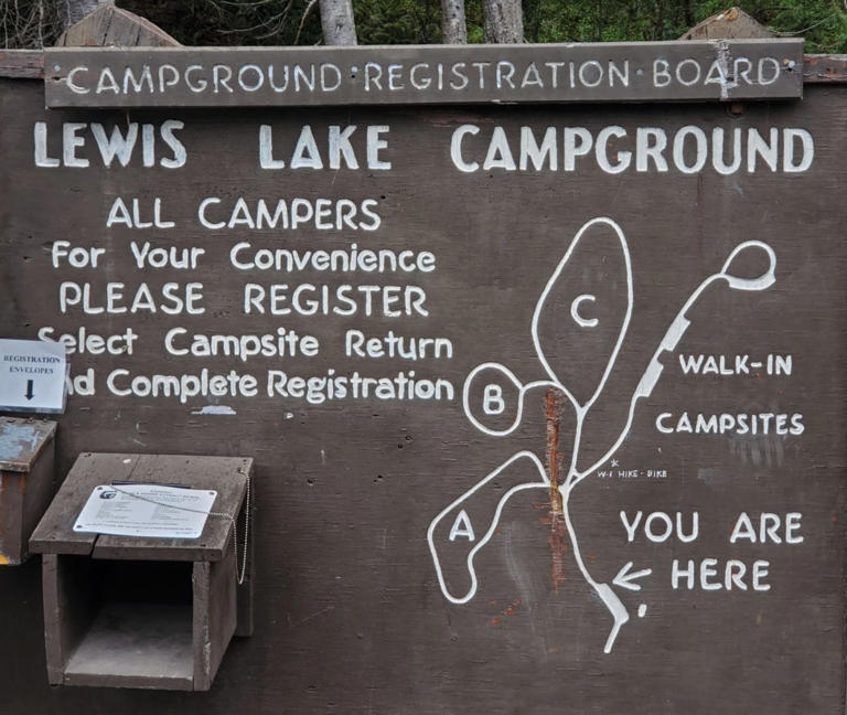 Lewis Lake Campground - Yellowstone National Park