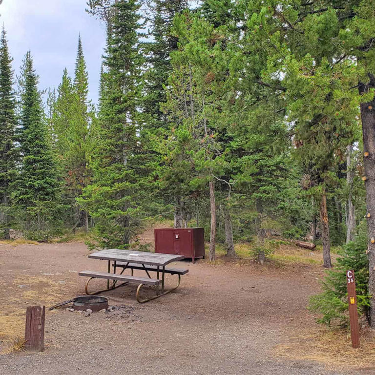 Lewis Lake Campground - Yellowstone National Park