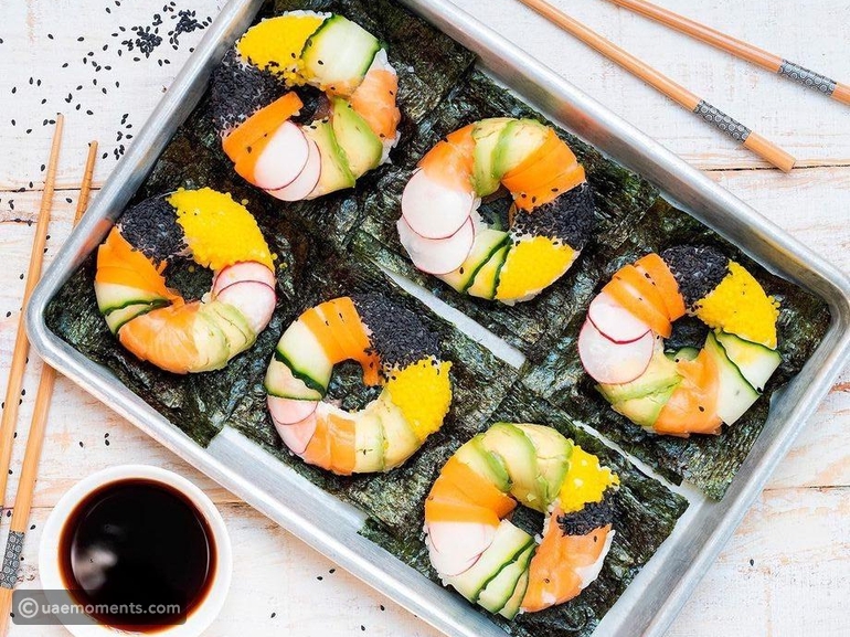 Celebrate sushi day with this trending donut-shaped sushi!