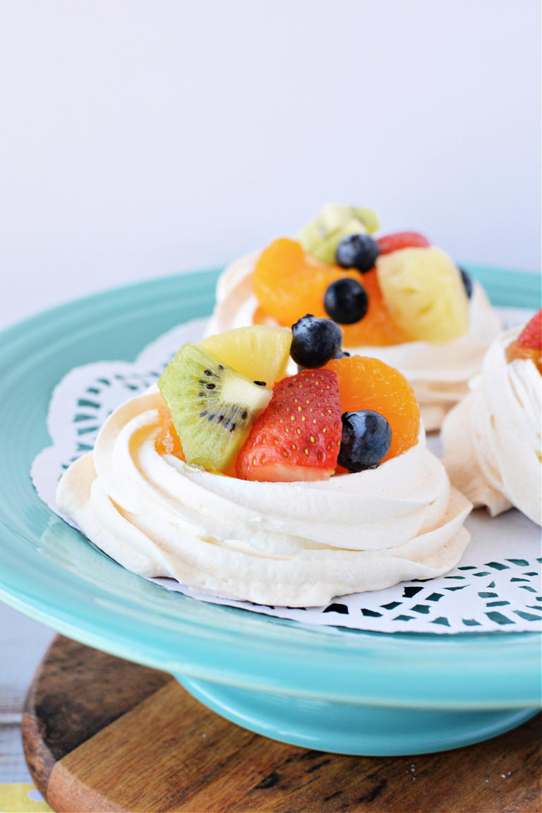 Meringue Fruit Cups