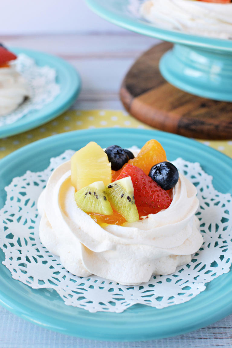 Meringue Fruit Cups
