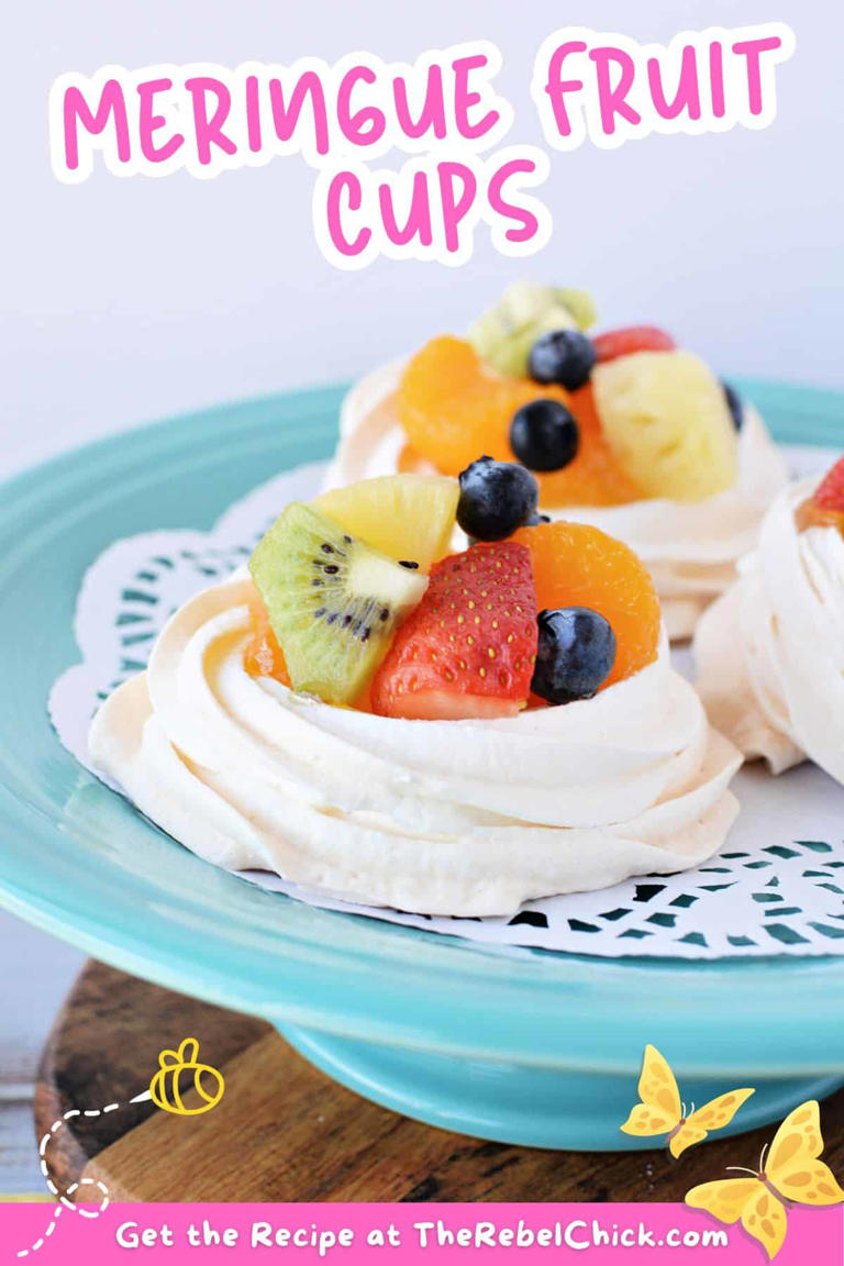 Meringue Fruit Cups