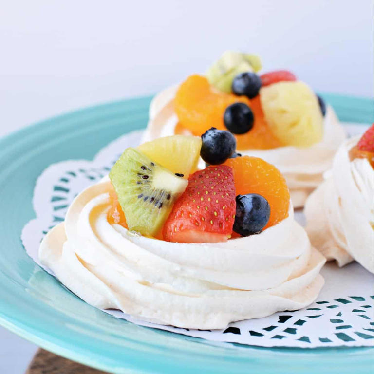 Meringue Fruit Cups