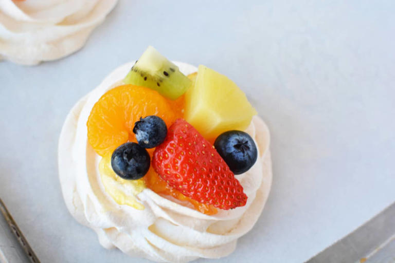 Meringue Fruit Cups