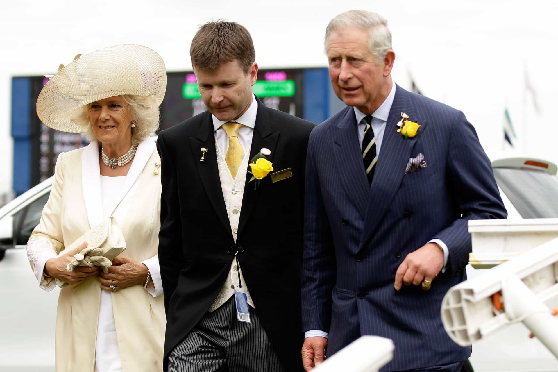 The British royal family at the races