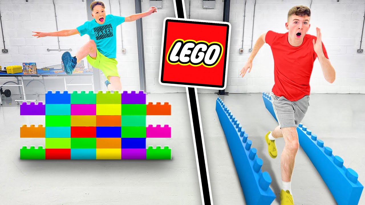 Impossible Lego Olympics with little brother competition