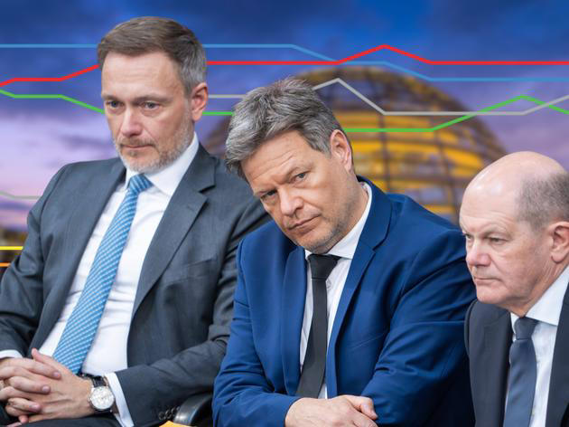 Neues Umfrage-Debakel für Ampel-Parteien – Scholz rutscht ab Neues Umfrage-Debakel für Ampel-Parteien – Scholz rutscht ab