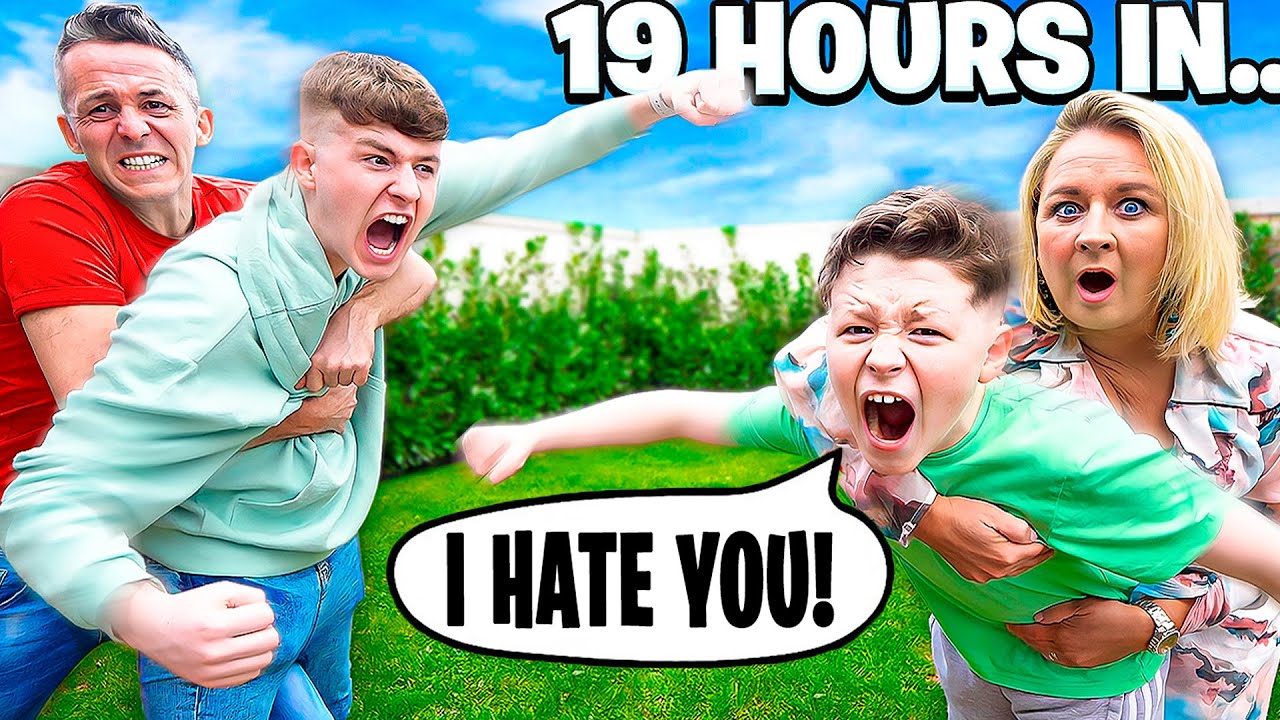 Arguing in front of parents for a whole day prank