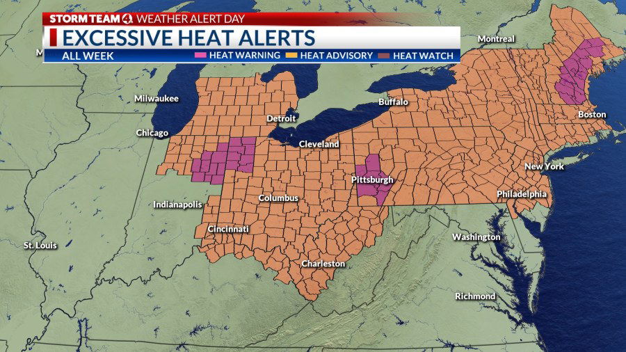 Weather Alert: Heat wave continues, isolated storm chances for Columbus ... Weather Alert: Heat wave continues, isolated storm chances for Columbus ...