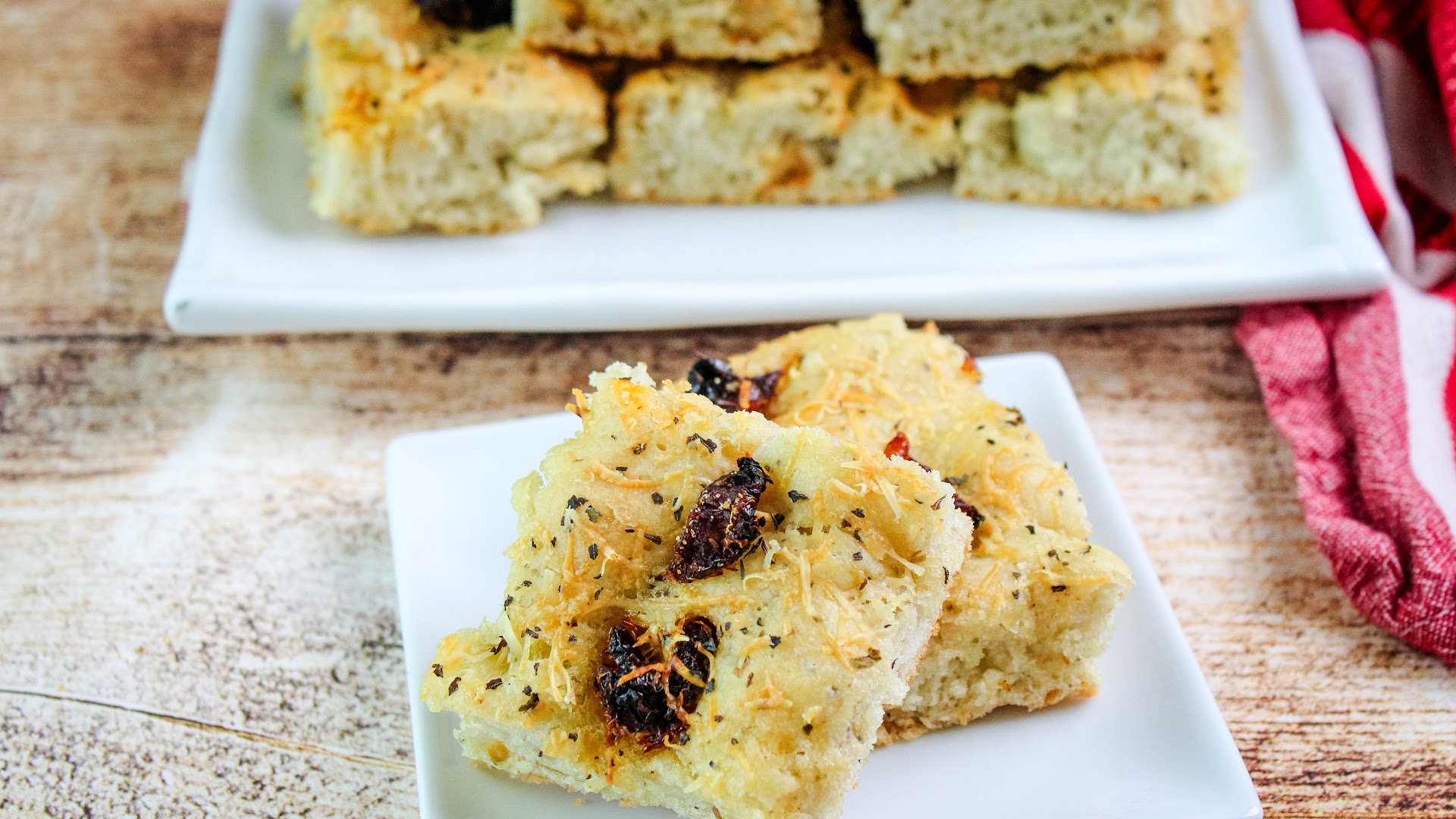 Serve this Italian herb and sun-dried tomato focaccia with your ...