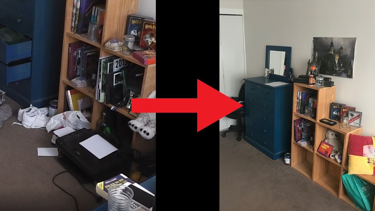 I decluttered my room for the first time in my life