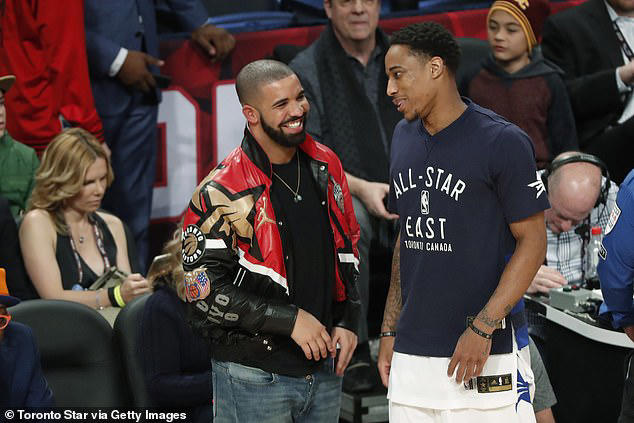 Russell Westbrook and DeMar DeRozan join Kendrick Lamar onstage... as ... Russell Westbrook and DeMar DeRozan join Kendrick Lamar onstage... as ...