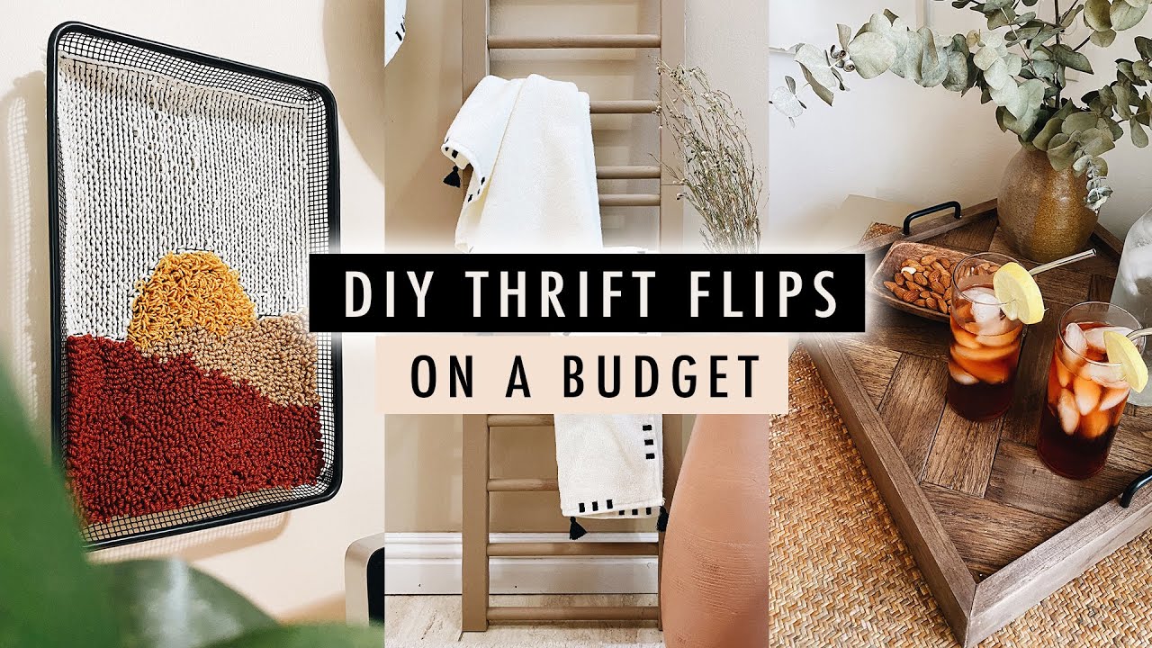 Thrift flip home decor projects that save money creatively