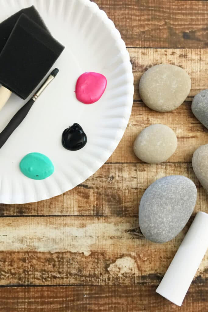 Create Your Own Painted Stones Tic Tac Toe Game