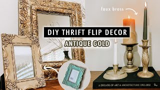 DIY Gold Decor Ideas From Thrift Store Finds