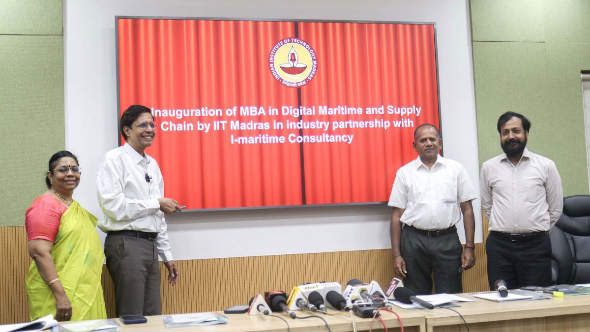 IIT Madras Launches World’s First MBA in Digital Maritime And Supply Chain IIT Madras Launches World’s First MBA in Digital Maritime And Supply Chain