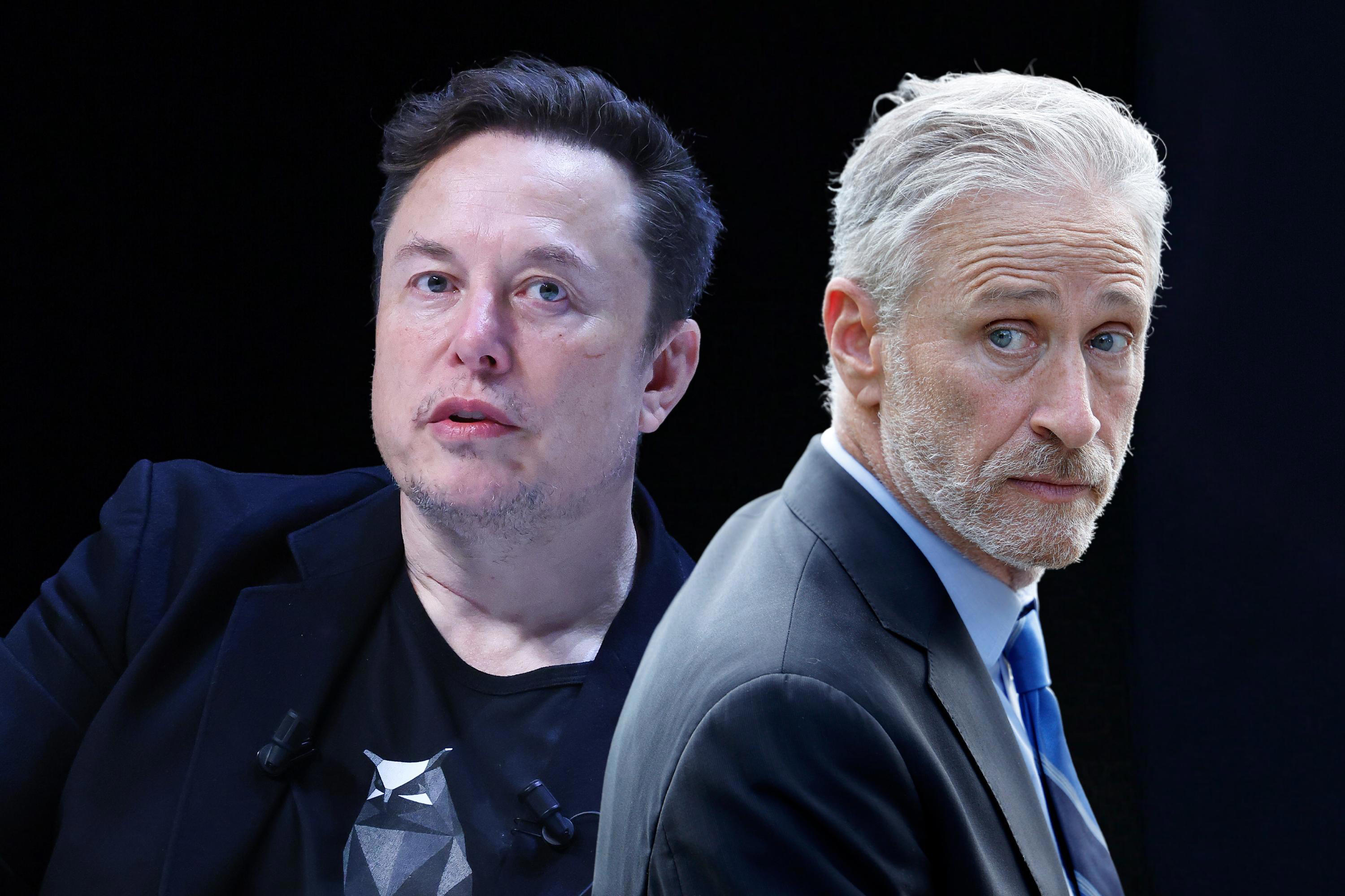 Elon Musk Reacts to Jon Stewart Lashing Out at Trump, Biden Elon Musk Reacts to Jon Stewart Lashing Out at Trump, Biden