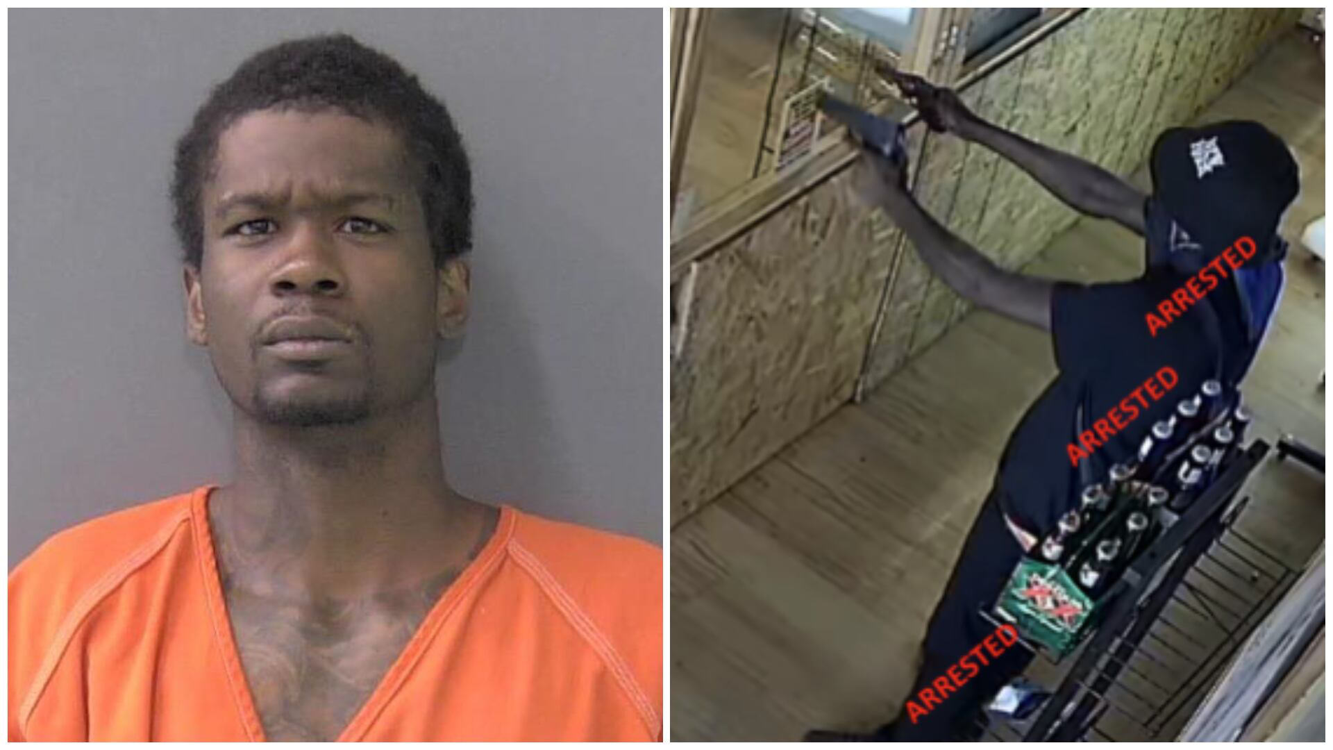 Killeen police arrest armed robbery suspect wielding two guns Killeen police arrest armed robbery suspect wielding two guns