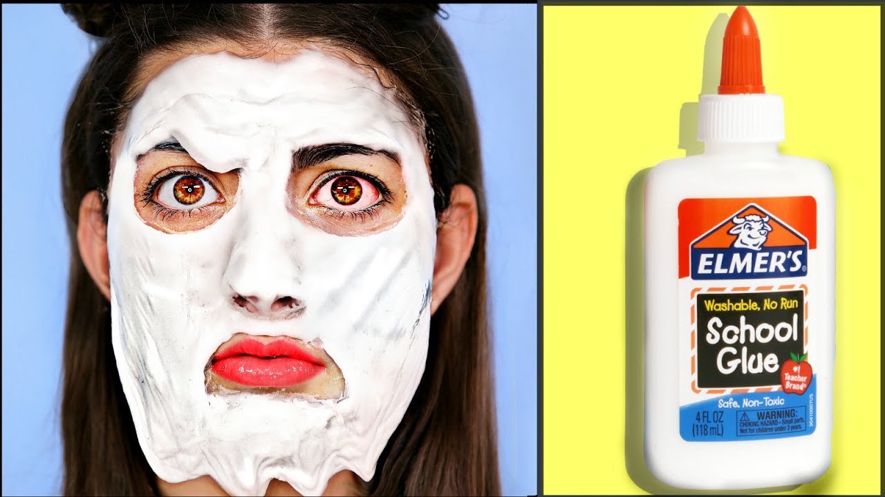 What Happens When You Put a Pound of Glue on Your Face?