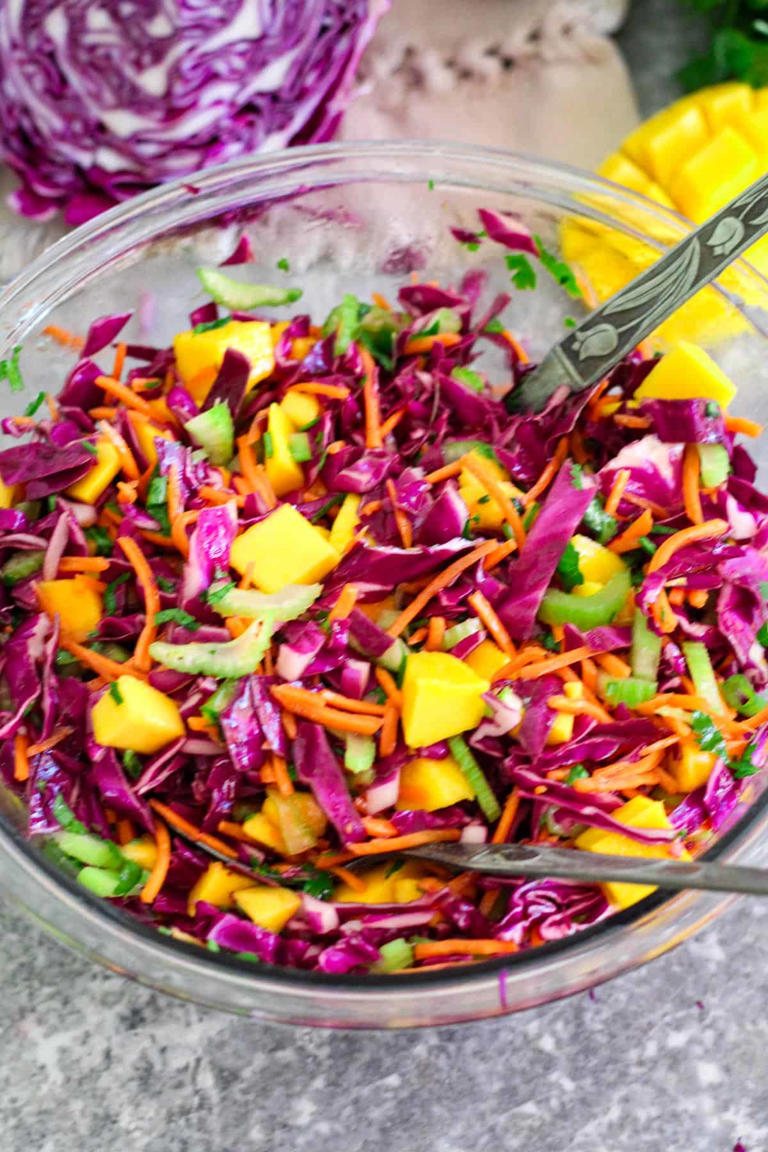 Cabbage Mango Salad