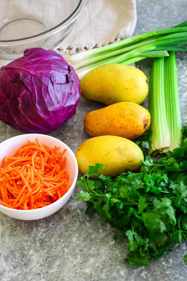 Cabbage Mango Salad