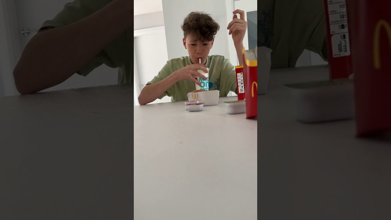 McDonalds prank on little brother causes chaos