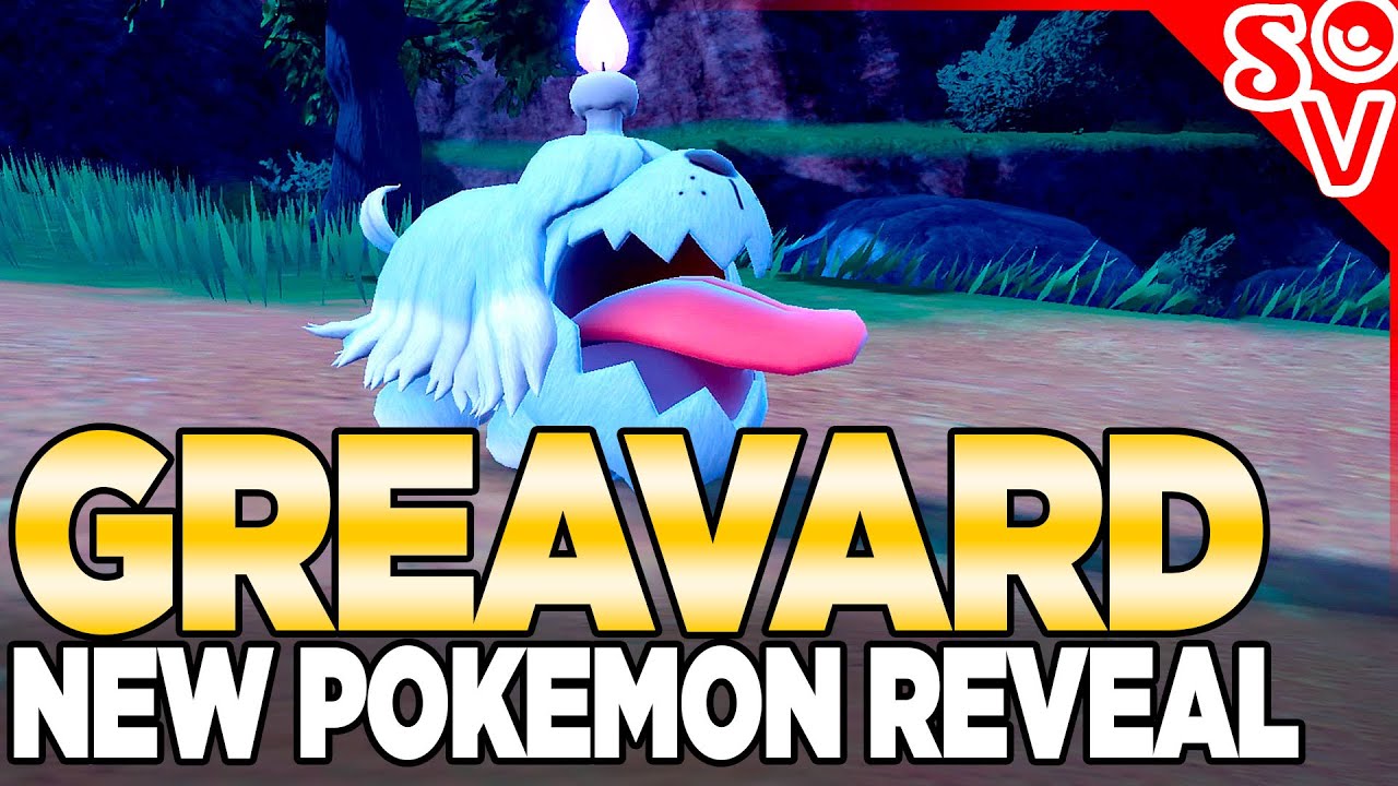 Greavard - NEW Pokemon Reveal for Pokemon Scarlet and Violet
