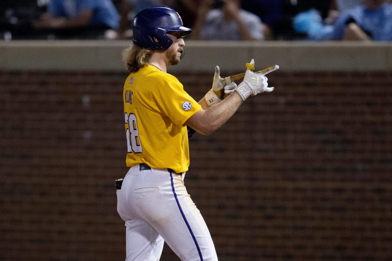 Former LSU baseball outfielder Paxton Kling wins Big Ten Player of the Week