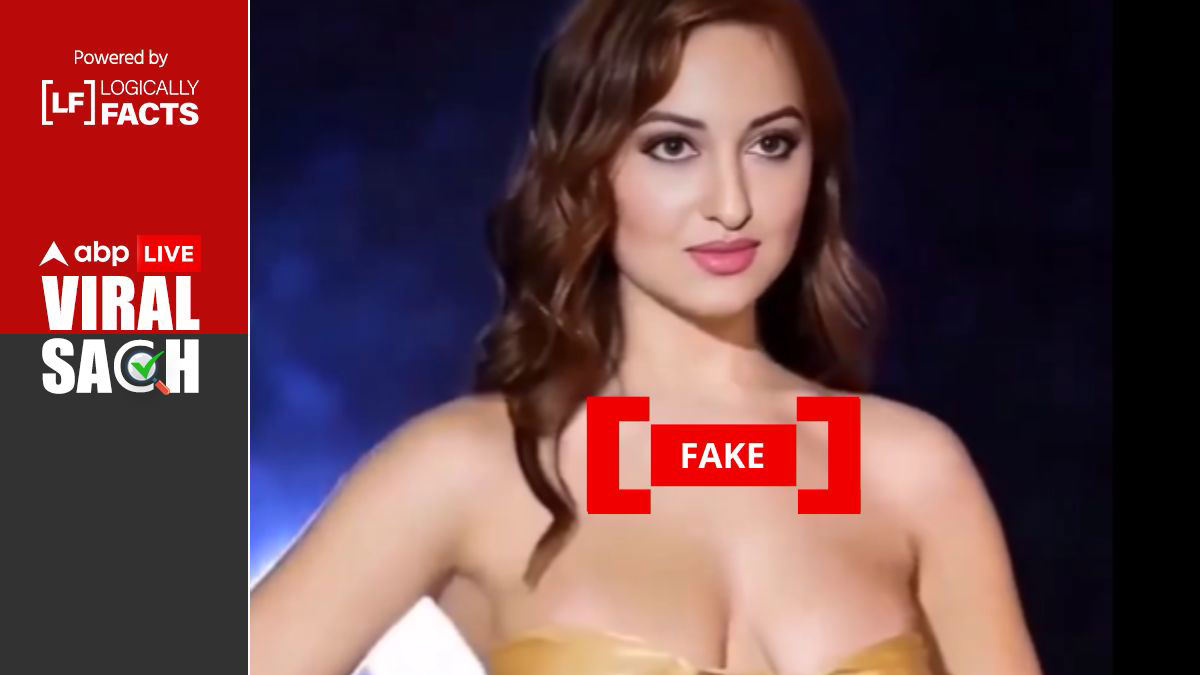 Fact Check: Sonakshi Sinha's Deepfake Video 'Walking The Ramp In Golden ... Fact Check: Sonakshi Sinha's Deepfake Video 'Walking The Ramp In Golden ...