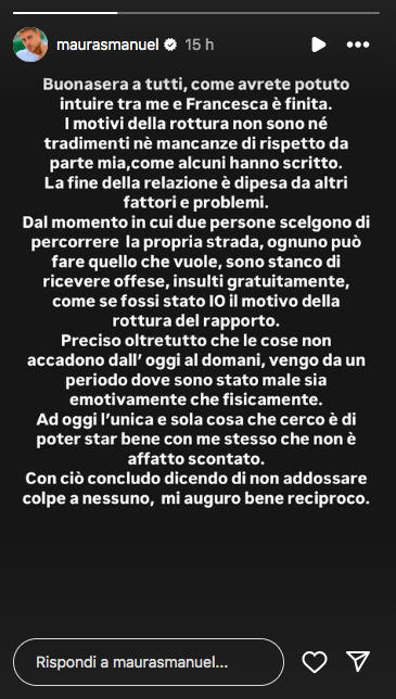 Temptation Island, Francesca Sorrentino e Manuel Maura si sono lasciati ... Temptation Island, Francesca Sorrentino e Manuel Maura si sono lasciati ...