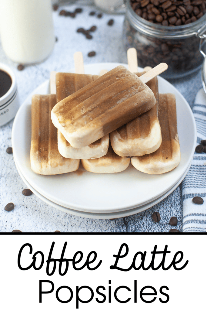 Creamy Coffee Latte Popsicles