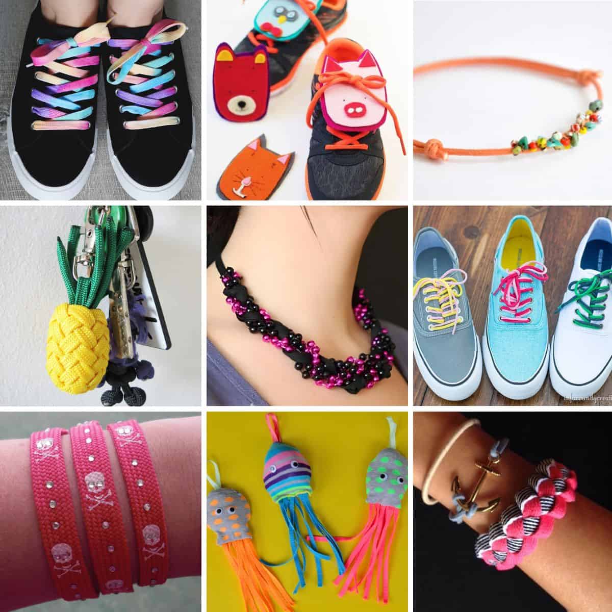 15 Fun Shoelace Craft Tutorials