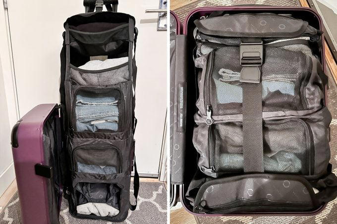 Solgaard carry-on closet review: This luggage with built-in storage ...