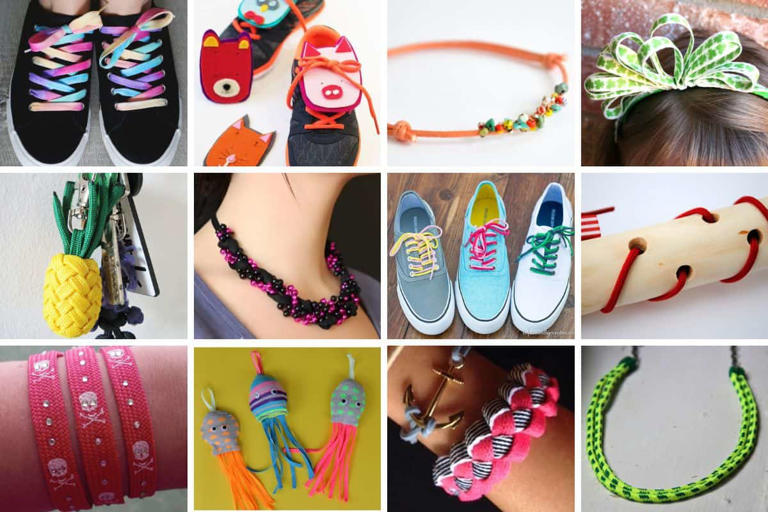 15 Fun Shoelace Craft Tutorials