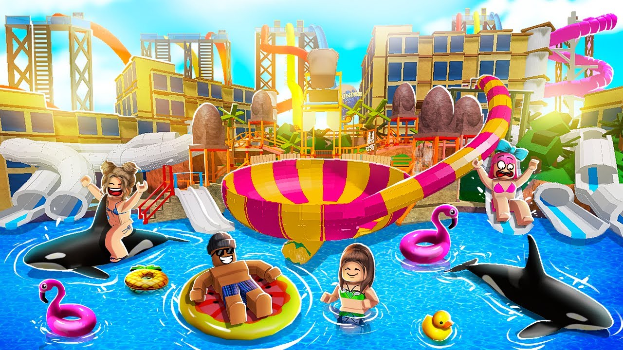How water park tycoons simulate ride physics in Roblox