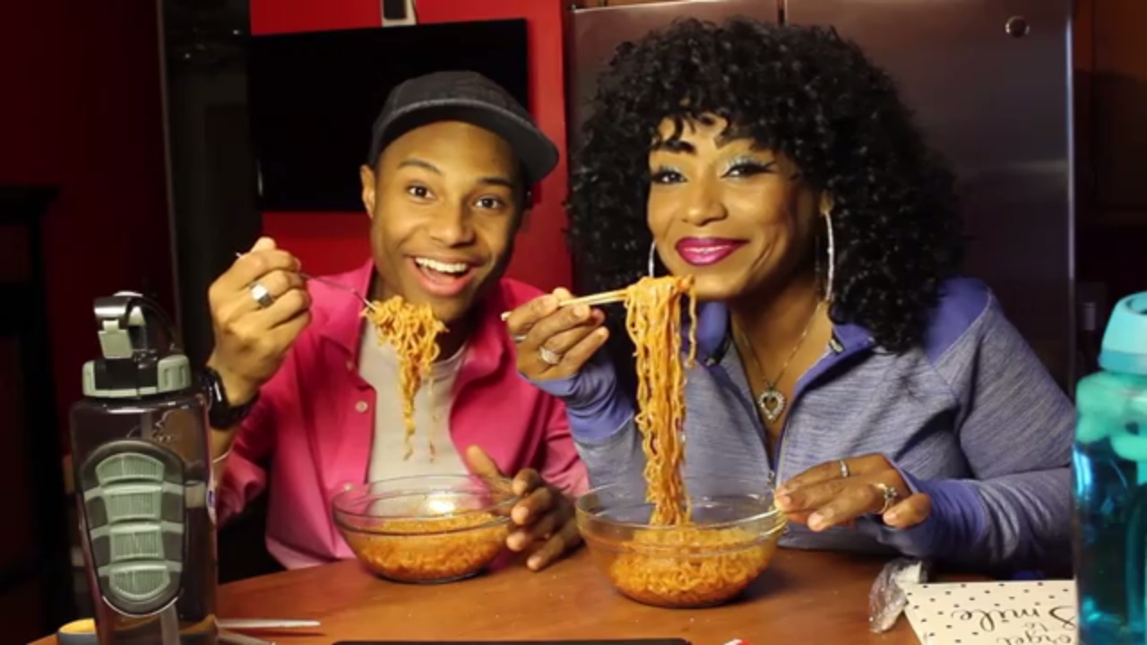 Spicy Noodle Challenge — Mukbang Heat Test