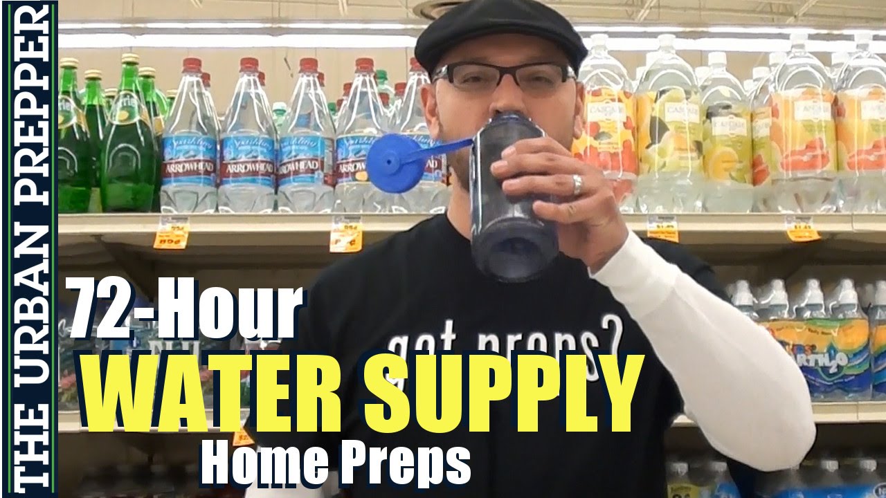 How to store a reliable 72-hour water supply for home readiness