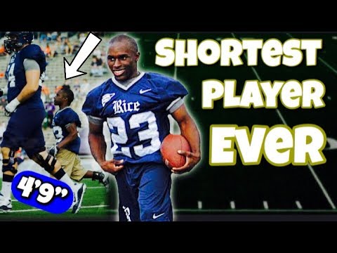 The Story of the Shortest College Football Player