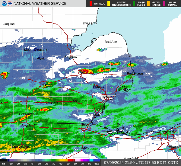 Tornado warning issued for Saginaw, Genesee counties. See radar