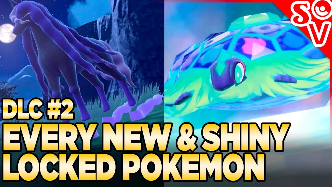 All New Pokemon in Indigo Disk & Shiny Locks - Pokemon Scarlet and ...