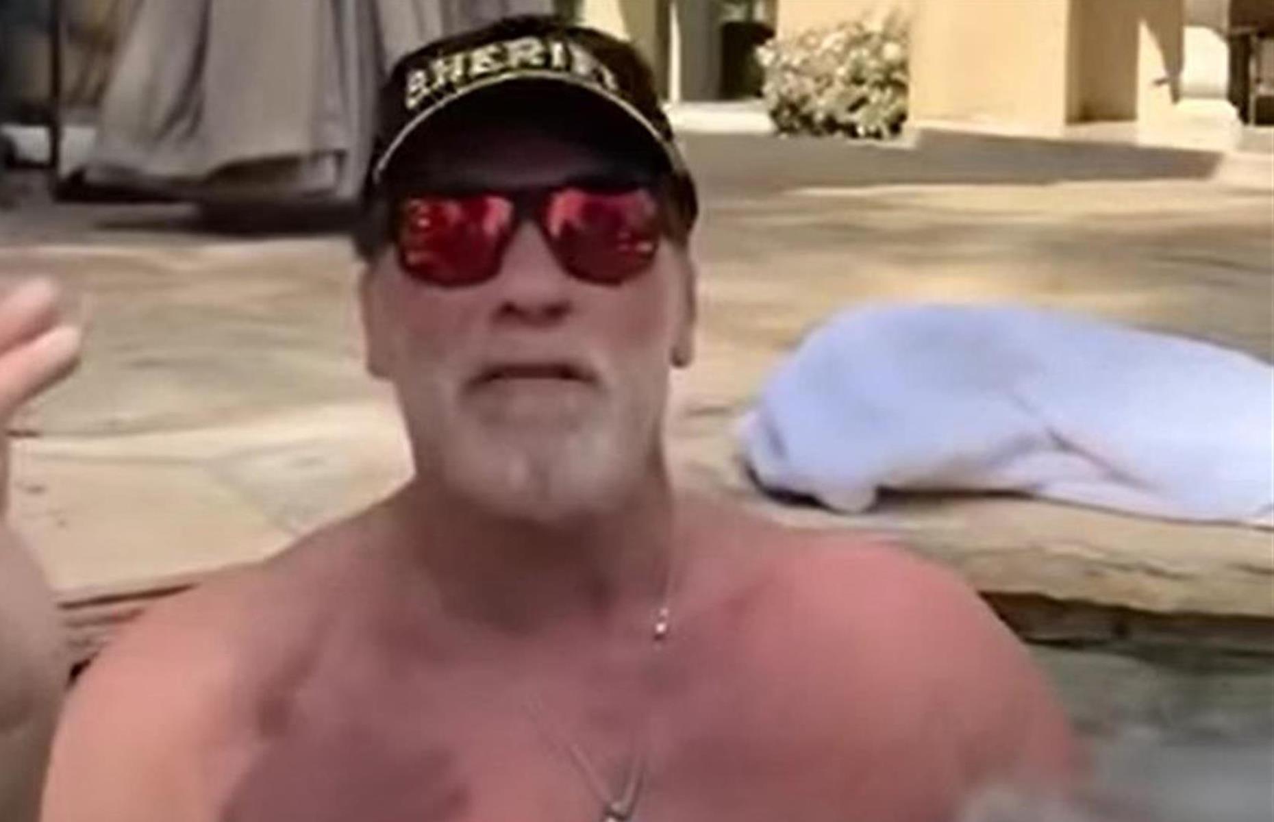 See Arnie's home life through these candid photos