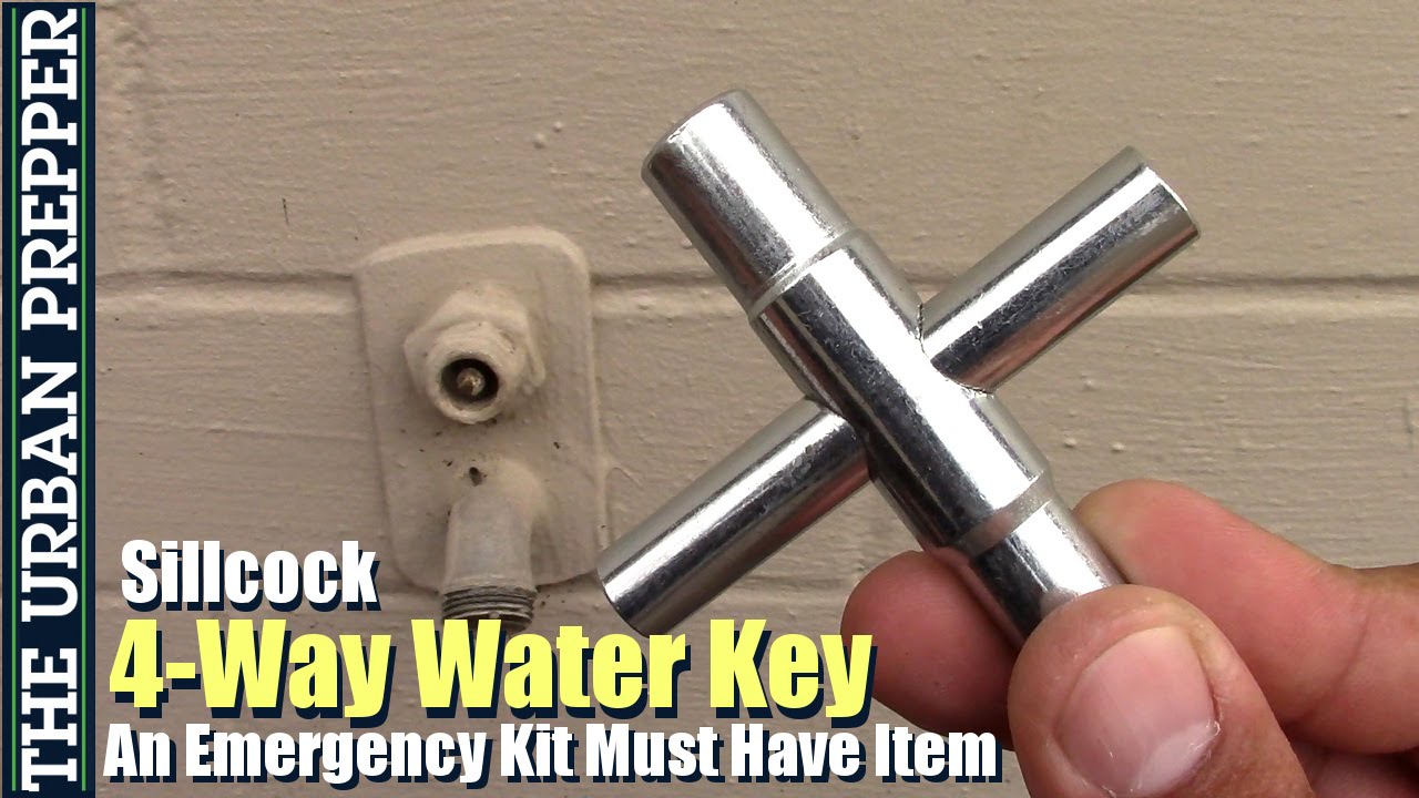 4-Way Water Key Essential for Kits